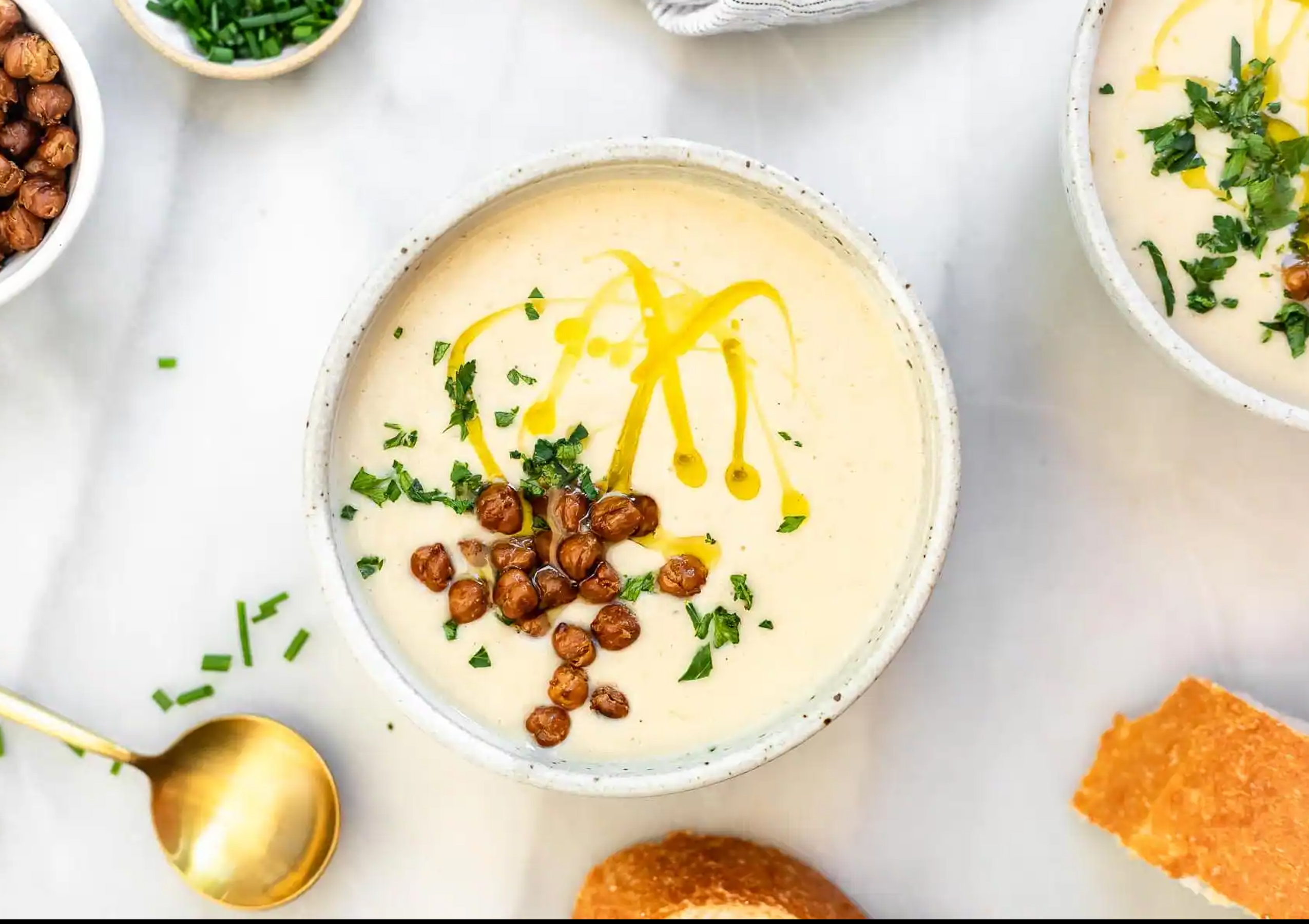 Cream of Chickpea & Cauliflower Soup | Sandys Farm - Farmers Market and ...